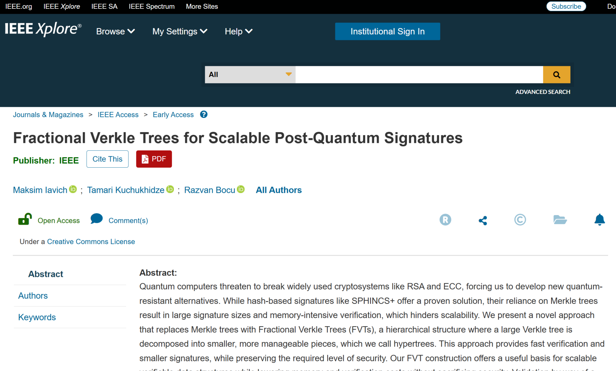 New Publication within the NATO-SPS Project! | Quantum